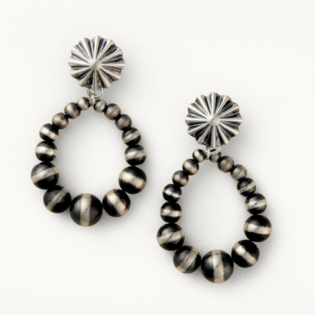 Star Post Teardrop Hoop Earrings – Shoofly505