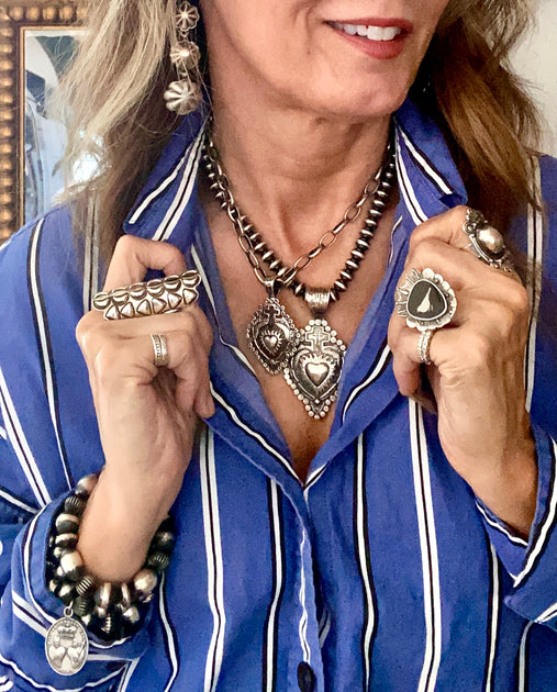 Sacred Heart Sterling Silver Pendants – Shoofly505